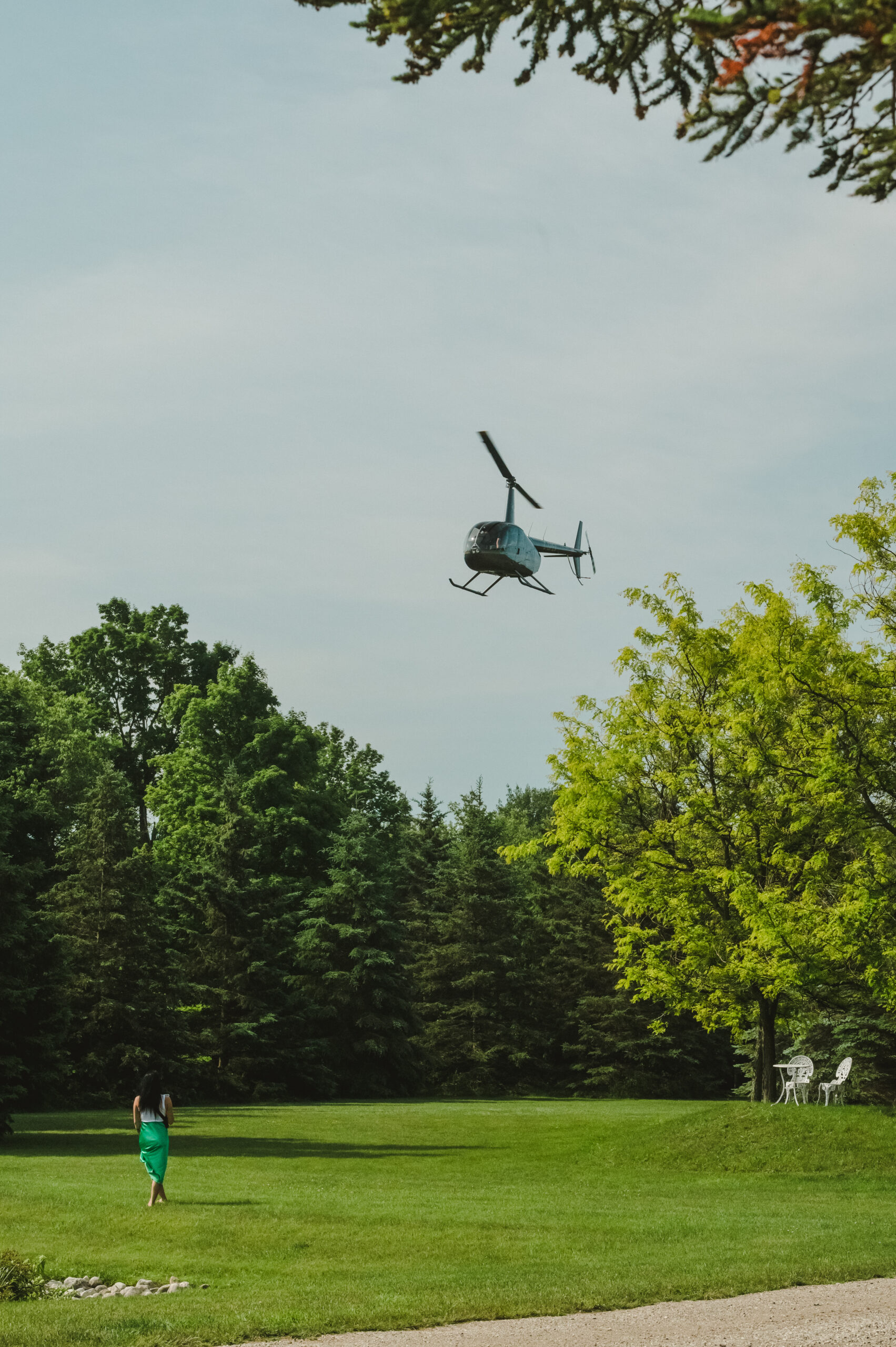 Helicopter Wedding Grand Entrance at Erin Estate | Erin, ON Venue - The ...